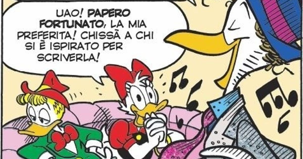 Disney: Jovanotti visita Paperopoli e diventa Paperotti
