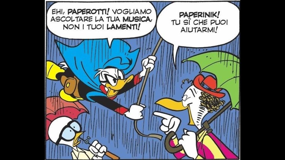 Disney: Jovanotti visita Paperopoli e diventa Paperotti