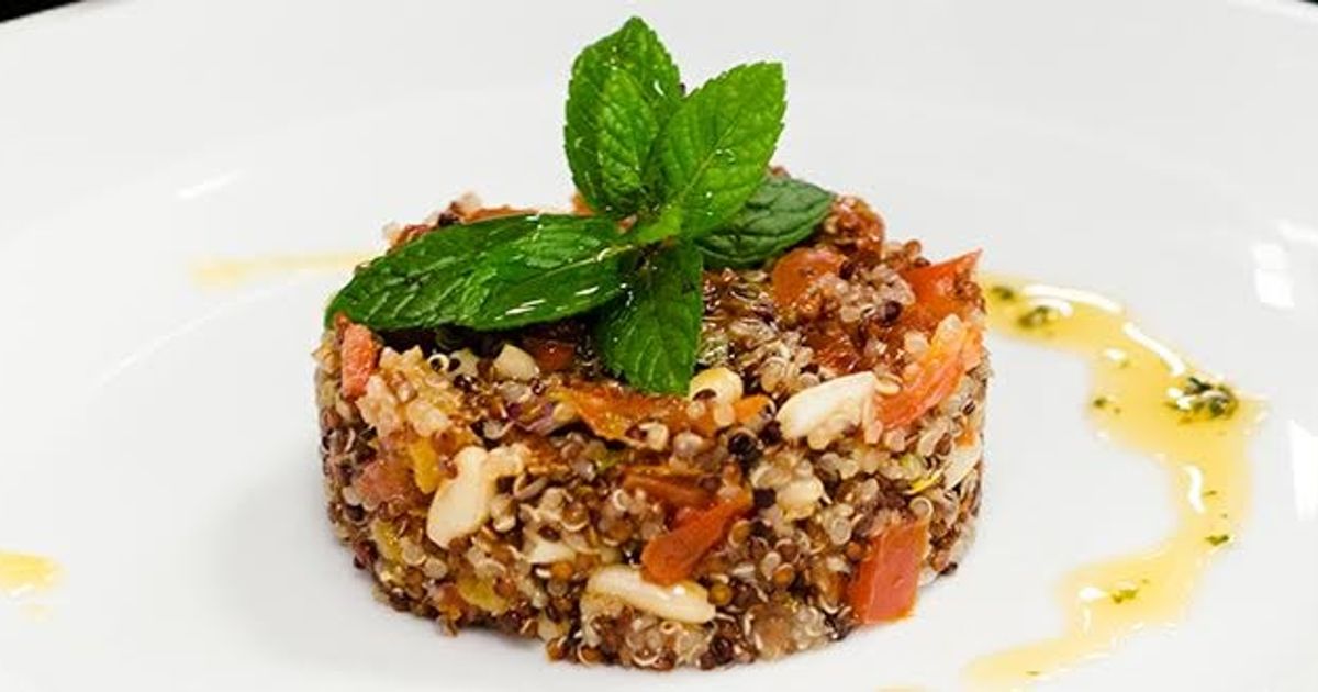 La ricetta di Masterchef: Quinoa multicolor per Rubina