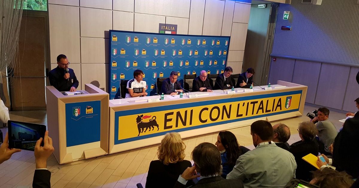 Conferenza stampa "Eni con l'Italia"