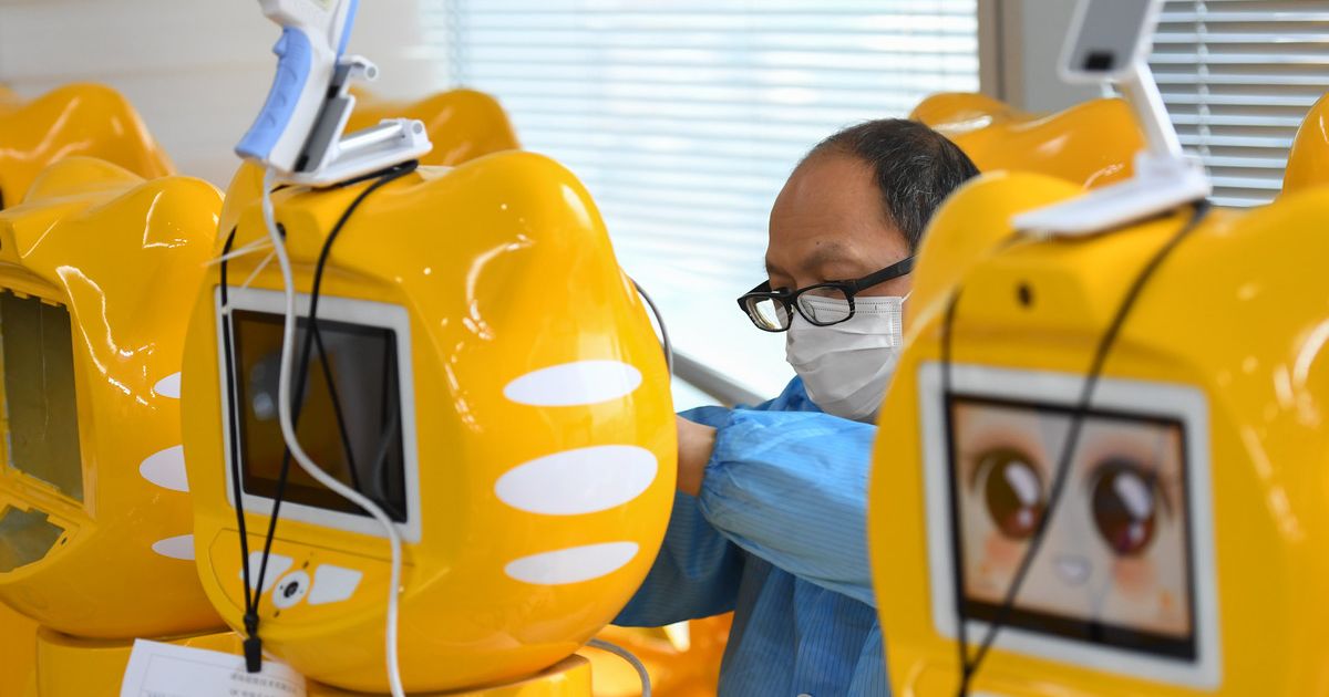 In corsia arriva il robot per i pazienti Covid