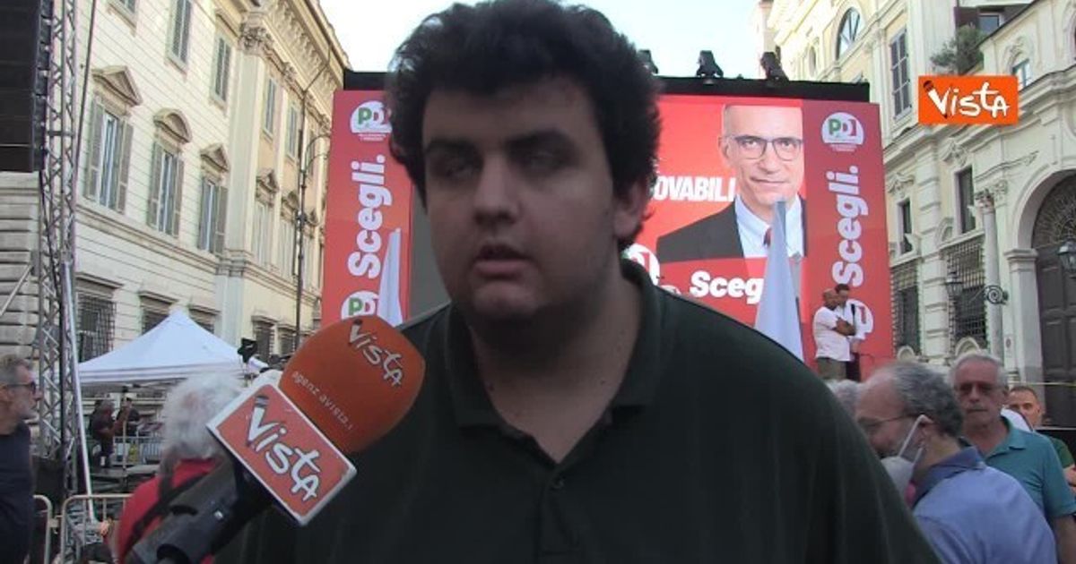 Comizio a Roma del Pd, i militanti: “Voto per arginare destra e ...