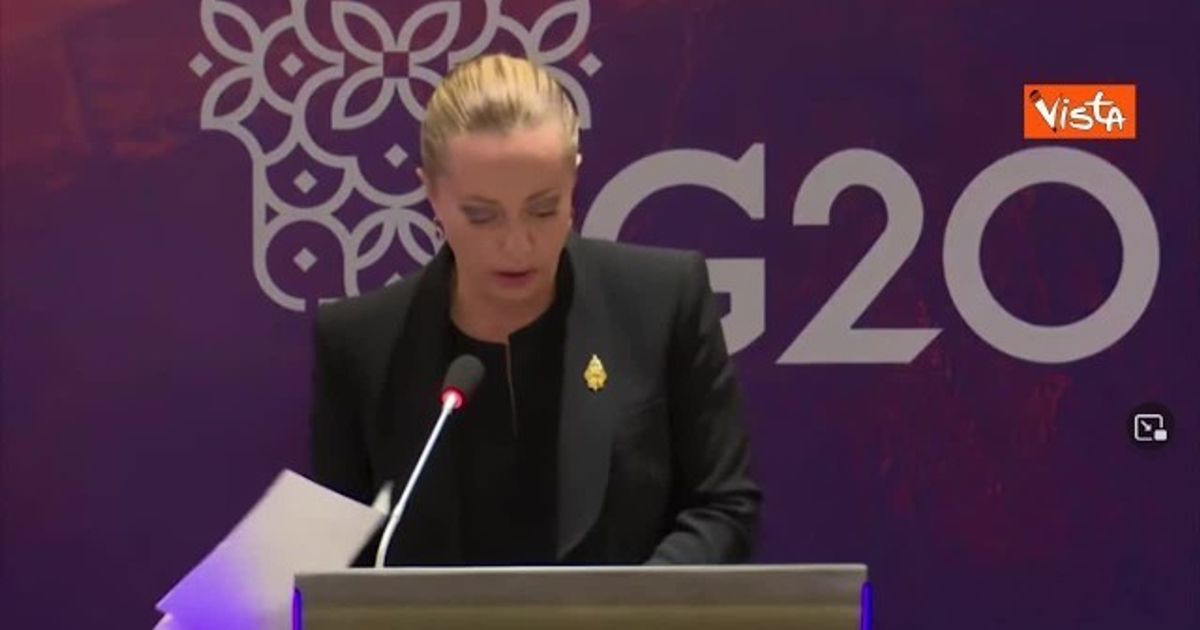 G20, Meloni: "Poteva essere fallimento, è stato un successo"