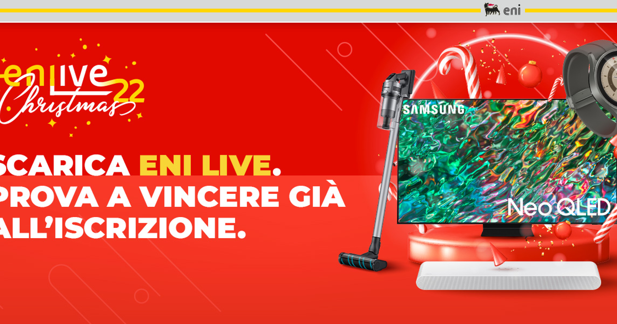 Un pieno di regali a Natale? È tempo di Eni Live Xmas22