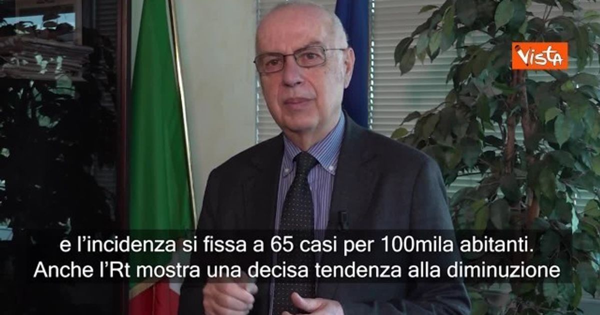 Covid, Rezza: Situazione del tutto sotto controllo