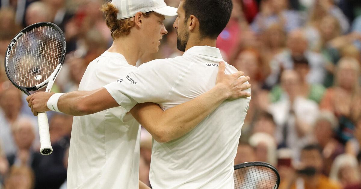 Sinner lotta ma in finale a Wimbledon ci va Djokovic