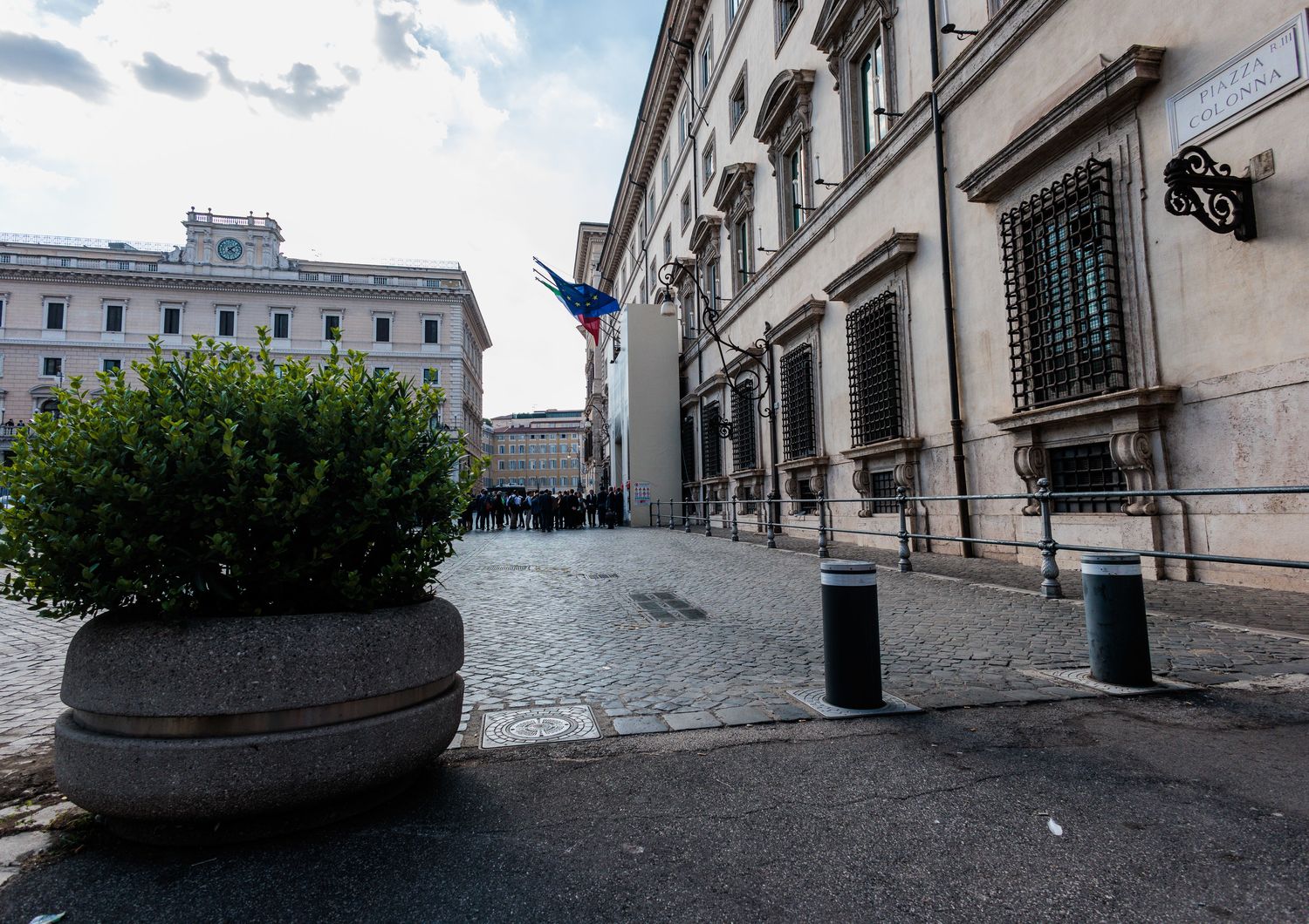 Piazza Colonna riapre al pubblico