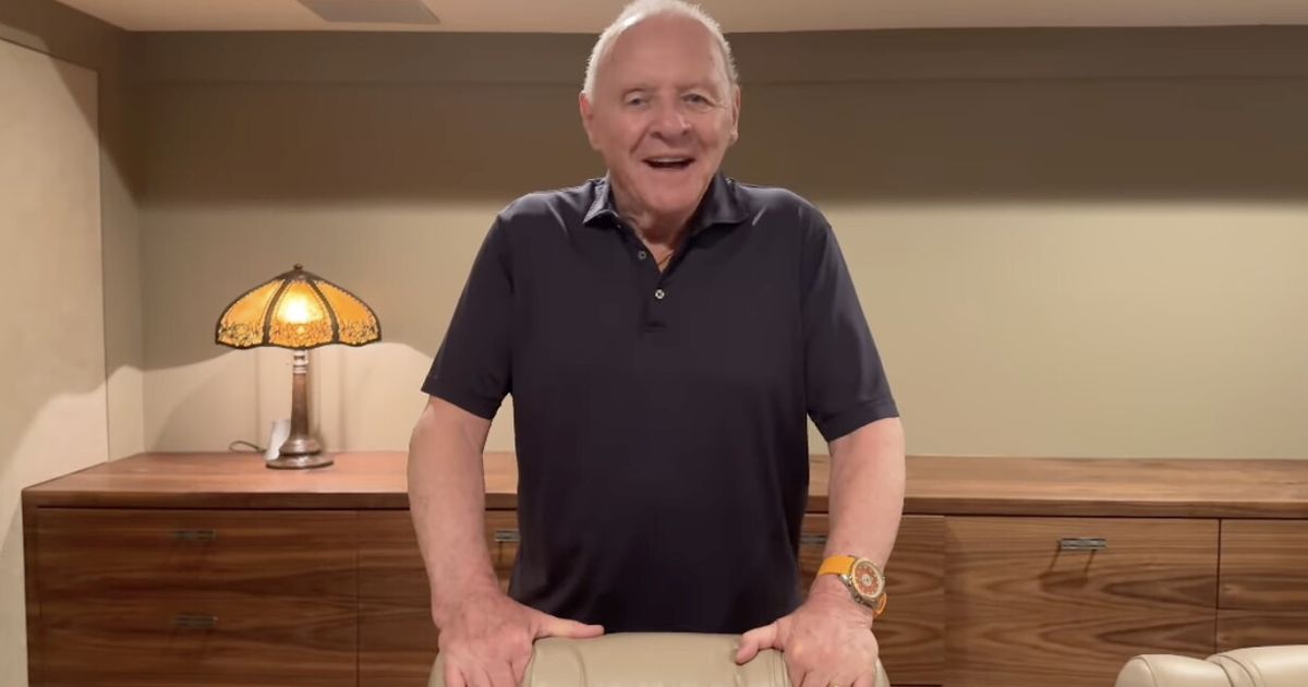 Lo speciale messaggio di Capodanno di Anthony Hopkins