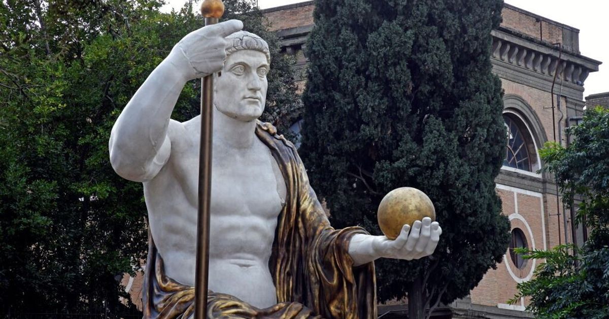 Ricostruito a Roma il Colosso di Costantino