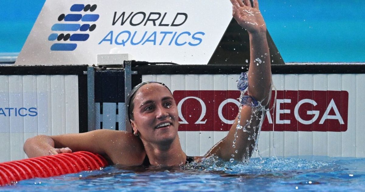 Quadrella campionessa mondiale dei 1500 stile libero