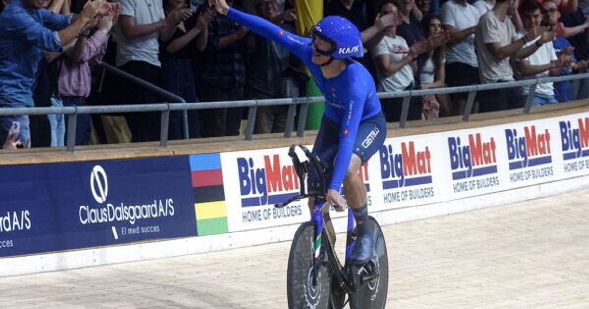 Mondiali in pista, Jonathan Milan è oro nell'inseguimento