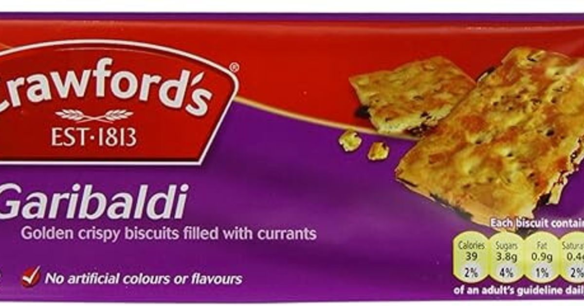 Cosa sono i Garibaldi Biscuits che celebrano l'eroe dei Due mondi