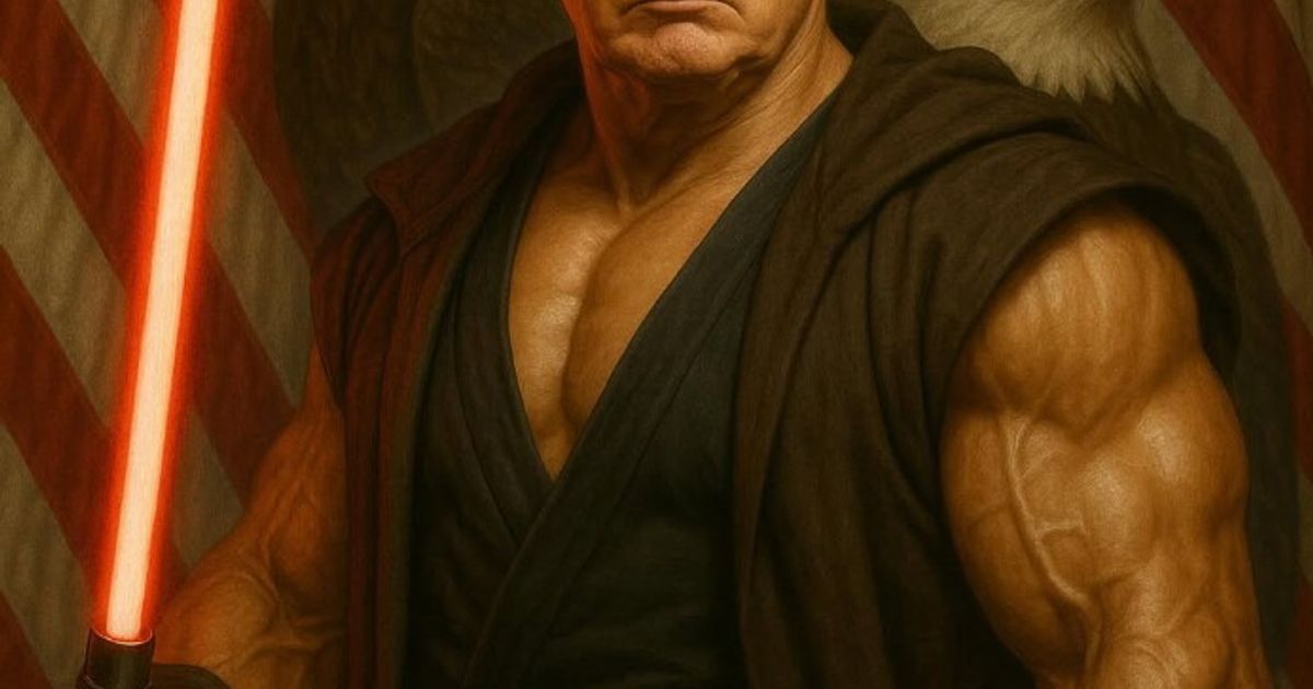 Trump diventa cavaliere Jedi. La nuova foto pubblicata dalla Casa Bianca
