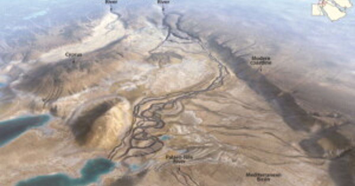 Rivelata l'età dell'Eufrate, il fiume ha 1,6 milioni di anni